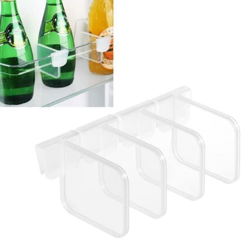 GNOLY Refrigerator Internal Drawer Shelf Divider Clip Expandable Fridge ...