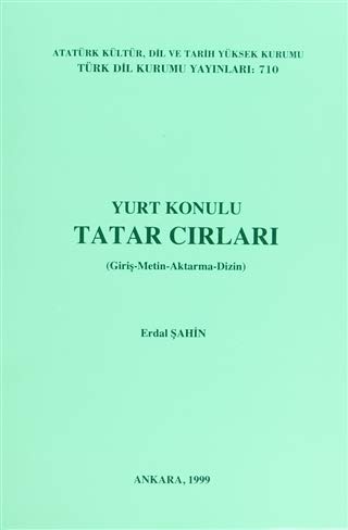 Amazon.com: Yurt Konulu Tatar Cirlari: 2880000102717: unknown author: Books