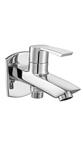 Asian Paints Brass Bathsense Spry 2 In 1 Bib Tap (Standard, Chrome ...