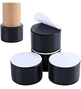 RCHYFEED Bed Risers 3 inch Heavy Duty, Adhesive Furniture Risers Carbon ...