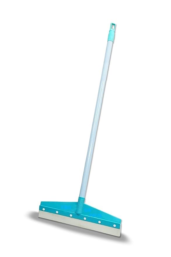 F&G SIR PRIZE Floor Cleaning Wiper Long Handle with Rubber for Home ...