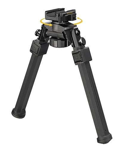 Snapklik.com : Bipod Tactical Rifle Bipod 360 Degrees Adjustable Quick ...