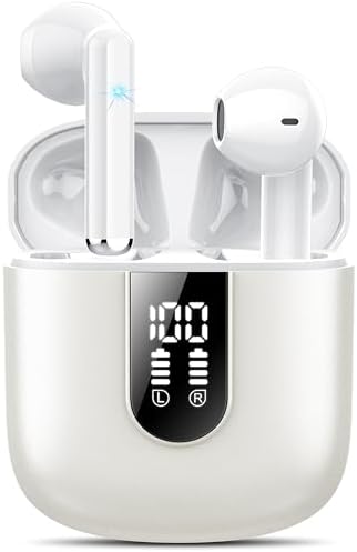 Amazon.com: Wireless Earbuds 2024 Bluetooth 5.3 Headphones with HD Mic ...