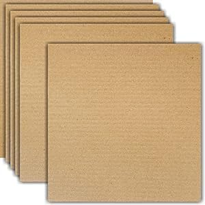 Zone Marketing 5 ply Corrugated Flat Cardboard sheets (12"x 15" Inch ...