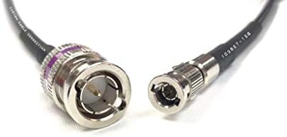 Amazon.com : 2 Foot Belden 4855R 12G Rated Standard BNC Male to High Density Micro BNC Male 3G ...