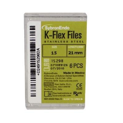 SybronEndo K-Flex Files (15-21mm) Pack Of 2 : Amazon.in: Health ...
