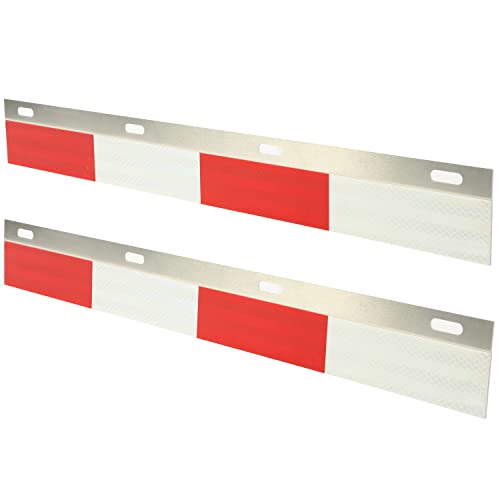 Snapklik.com : Mud Flap Reflector Aluminum 24x3 For Semi Truck And Semi ...