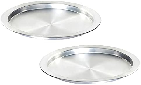 Amazon.com | DLK - 2 x 13inch Aluminum Kunefe Tray, Kunafa Plate Set ...