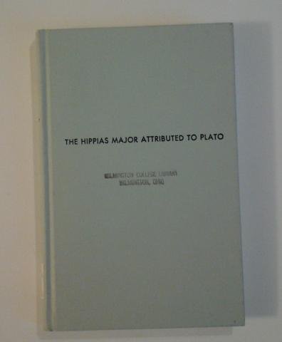 Hippias Major Attributed to Plato: Plato: 9780405073267: Amazon.com: Books