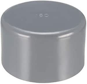 50 mm PVC Pipe Cap Fitting, Slip End Caps DWV Drain Waste Wind Grey ...