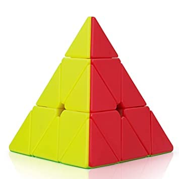Portible Pyraminx Rubix's Cube | Triangle Shape Magic Cube ...