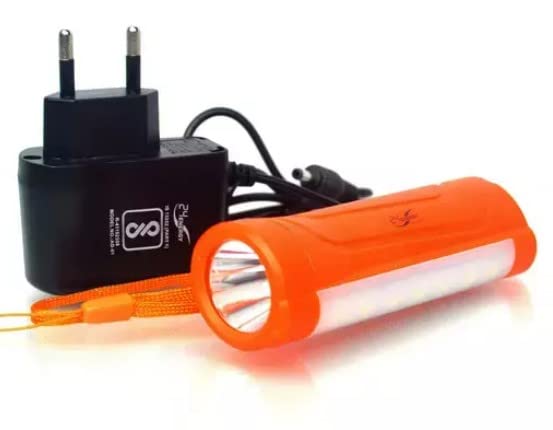 PLSUPREME PL-006 3 Watt Rechargeable Torch with Charger with Powerful ...