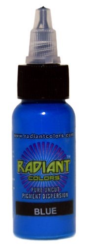 Amazon.com: Radiant Colors - Blue - Tattoo Ink 1oz Made in USA : Beauty ...