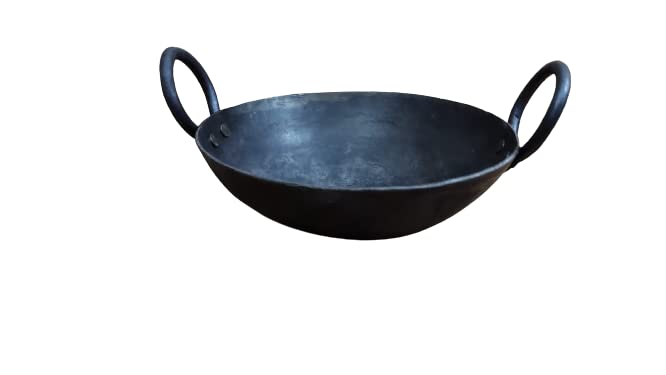 Aadityaa's Pure Sheet Metal Iron Naturally Non-Stick Loha Karai Kerahi ...