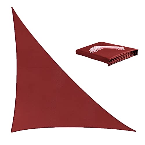 Fidrisen Waterproof Sun Shade Right Angle triangle Sun Shade Sail 95% ...