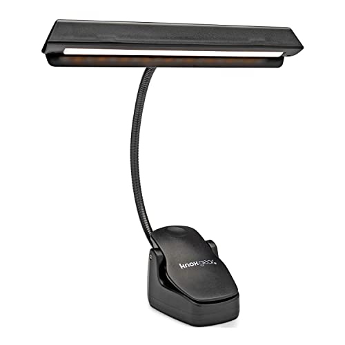 Knox Gear Music Stand Light Rechargeable - USB Clip-On Light Piano Lamp ...