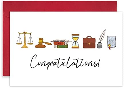 Amazon.com: Unique Lawyer Graduation Card, New Lawyer Congratulations ...