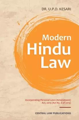 Buy Modern Hindu law ( incorporating personal laws act 2019 ) Book Online at Low Prices in India ...