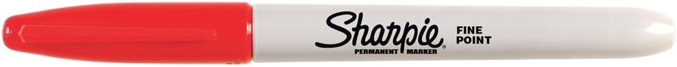 Amazon.com: Sharpie Red, Ultra Fine Point Tip, Permanent Markers, 5 ...