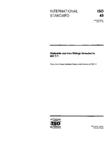 ISO 49:1994, Malleable cast iron fittings threaded to ISO 7-1 : Amazon ...