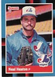 Amazon.com: 1988 Donruss Baseball Card #134 Neal Heaton : Collectibles ...
