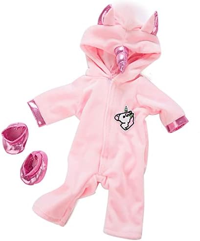 Amazon.com: Suit+Shoes Dolls Outfit For 18 inch 43cm Baby Doll Cute ...