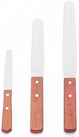 Amazon.com: Straight Icing Spatula Stainless Steel Baking Set of 6", 8 ...