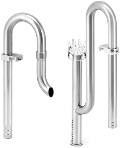 QWORK® Aquarium Skimmer, rohroberflächen Skimmer, wasseroberfläche ...