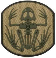 Amazon.com: Skeleton Frog Navy Seals Devgru Morale Military Patch 3D ...
