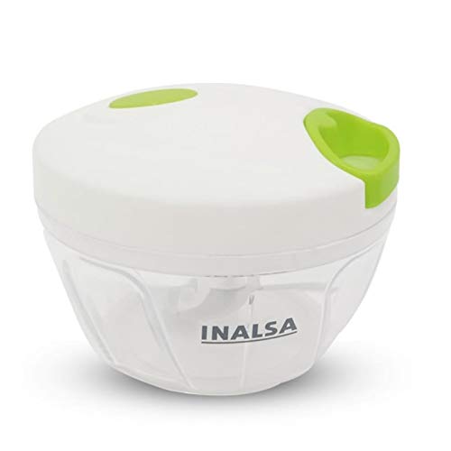 Buy Inalsa Plastic Handy Chopper Robo Chop, 400 ml (White/Green) Online ...