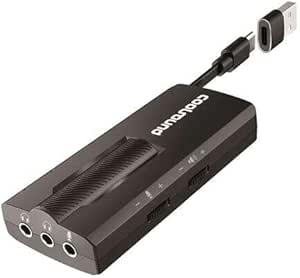 Coolsound External Sound Card 7.1 USB-C – Adapter to USB-A – Microphone ...