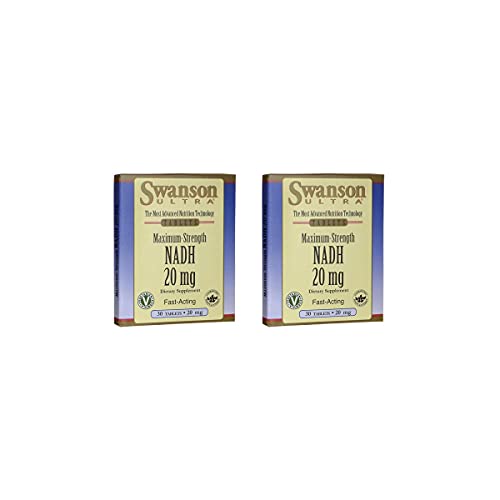 Buy Swanson Maximum Strength Nadh Fast-Acting 20 mg 30 Lozenges 2 Pack ...