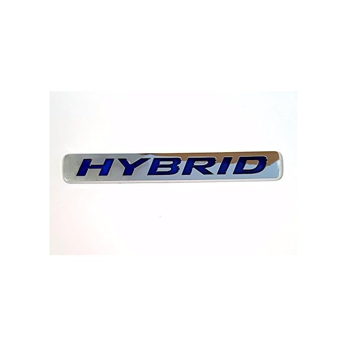 Buy HYBRID Metal Chrome Emblem Badge Logo Decal Sticker For Toyota ...