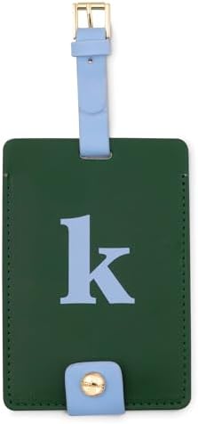 Amazon.com: Kate Spade New York Leatherette Luggage Tag with Secure Strap, Colorful Suitcase ...