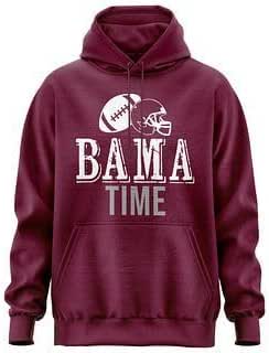 Amazon.com: Printbox Originals Bama Time Hoodie, Alabama Hoodie for Men ...