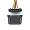 A0365455528 5 Pin/Way Tail Light Connector Plug With Wire Cable Pigtail ...