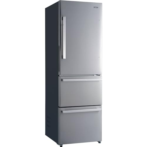 Galanz GLR12BS2K16 Bottom Mount Freezer Refrigerator, Three Doors Fridge, 12.3 Cu.Ft, Stainless ...
