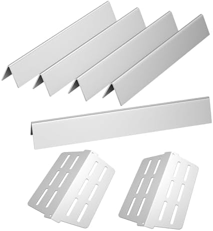 Amazon.com : SHINESTAR Flavorizer Bars and Heat Deflectors for Weber Genesis 300 Series with ...
