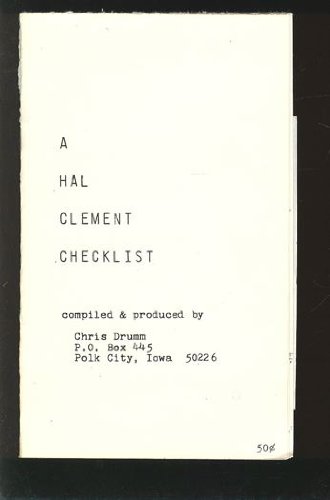 A Hal Clement Checklist: Chris Drumm: Amazon.com: Books