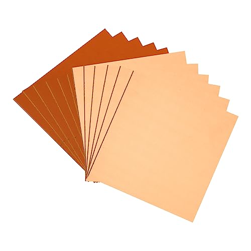 PATIKIL Copper PCB Board, 20Pcs 10x10cm Single Sided Copper Clad ...