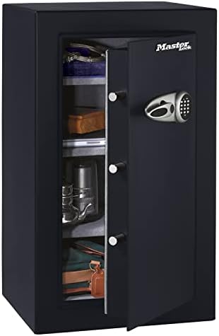 MASTER LOCK Certified Fireproof and Waterproof Safe, 56.5L, 472 x 605 x ...