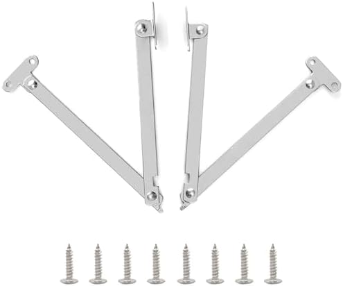 LIAMGUS 2 Pcs 180 Degree Drop Down Hinge, Stainless Steel Folding ...