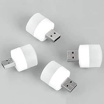 Buy USB LED LAMP Night Light, Plug in Small Led Nightlight Mini Portable for PC and Laptop 4pc ...