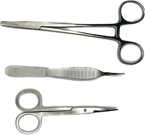 MEDIWAVE Suture Set Kit 3 Surgical Instrument Combo | Adson Dissecting ...