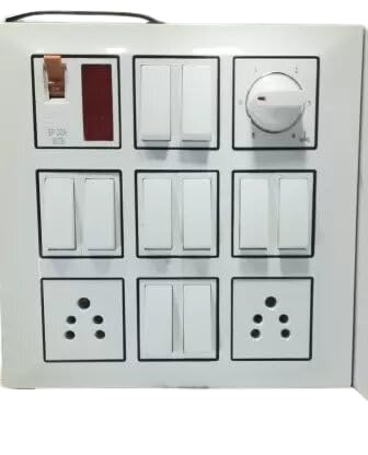 Buy BAHUL Modular Wall Surface Electric Board with CONA MCB and CONA ...