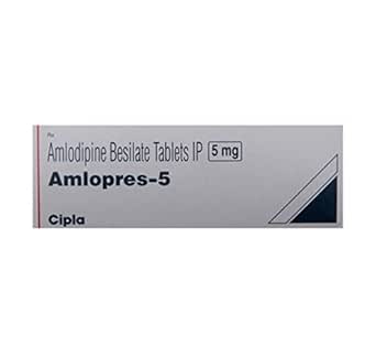 Amlopres-5 - Strip of 15 Tablets : Amazon.in: Health & Personal Care