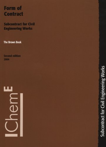 Brown Book-form of Contract, Subcontract for Civil Engineering Works ...