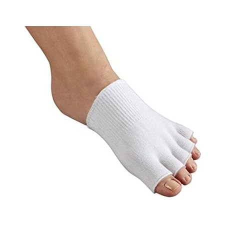 Amazon.com: DevsWear Gel Lined Compression Toe Separator Socks - Toes ...