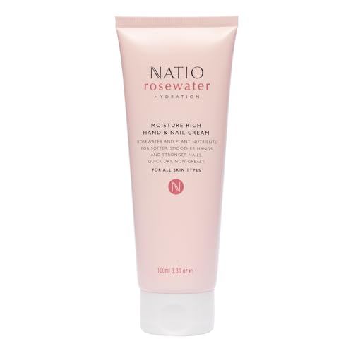 Natio Australia Rosewater Hydration Moisture Rich Hand and Nail Cream ...