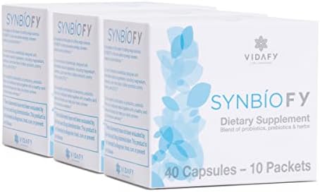 Amazon.com: Vidafy Synbiofy - 3 Pack (120 Capsules) Natural Supplements ...
